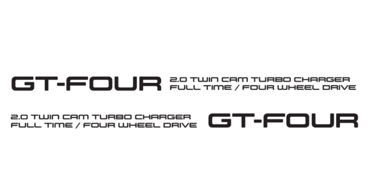 Celica GT4 side decals – Visual Impact Graphics