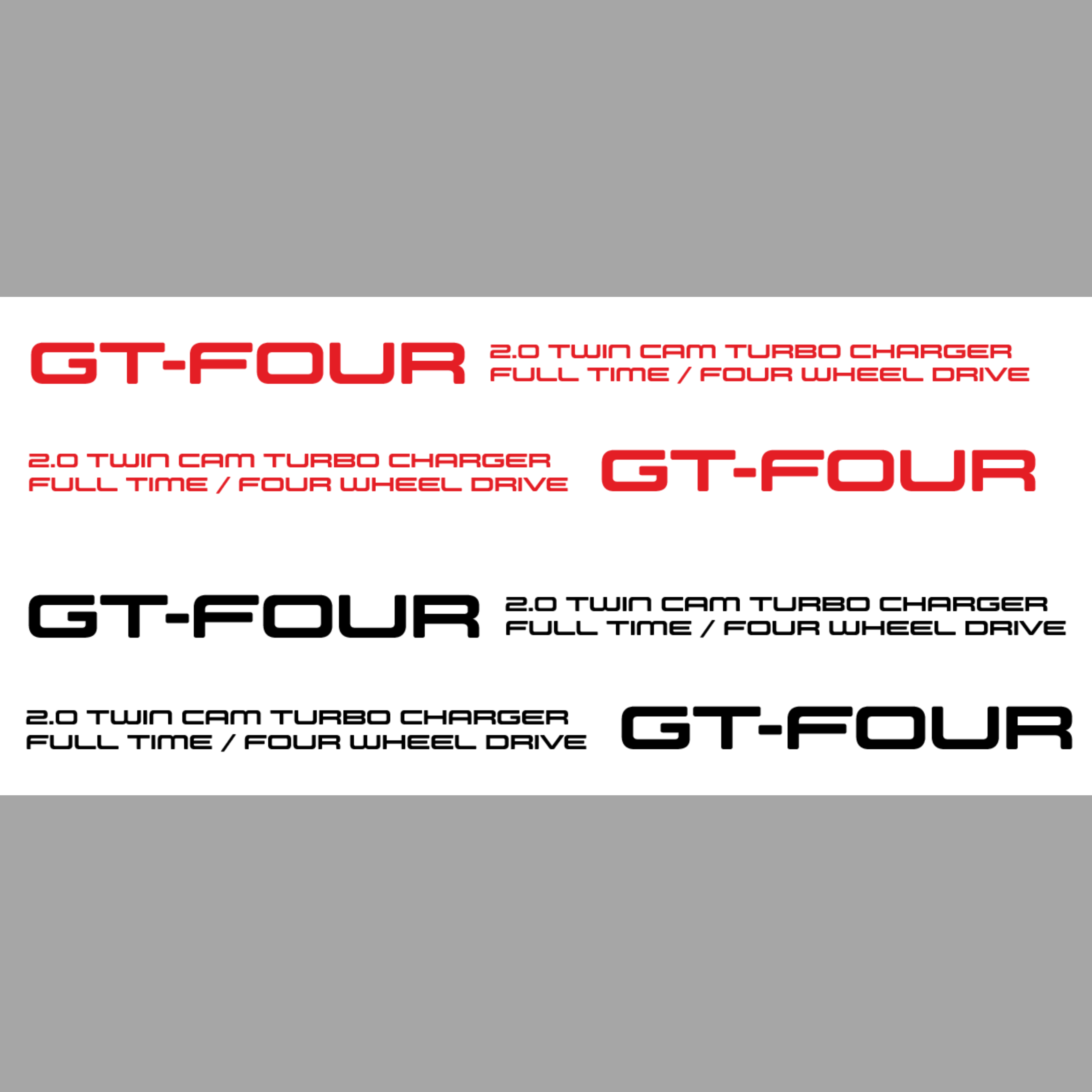 Celica GT4 side decals – Visual Impact Graphics